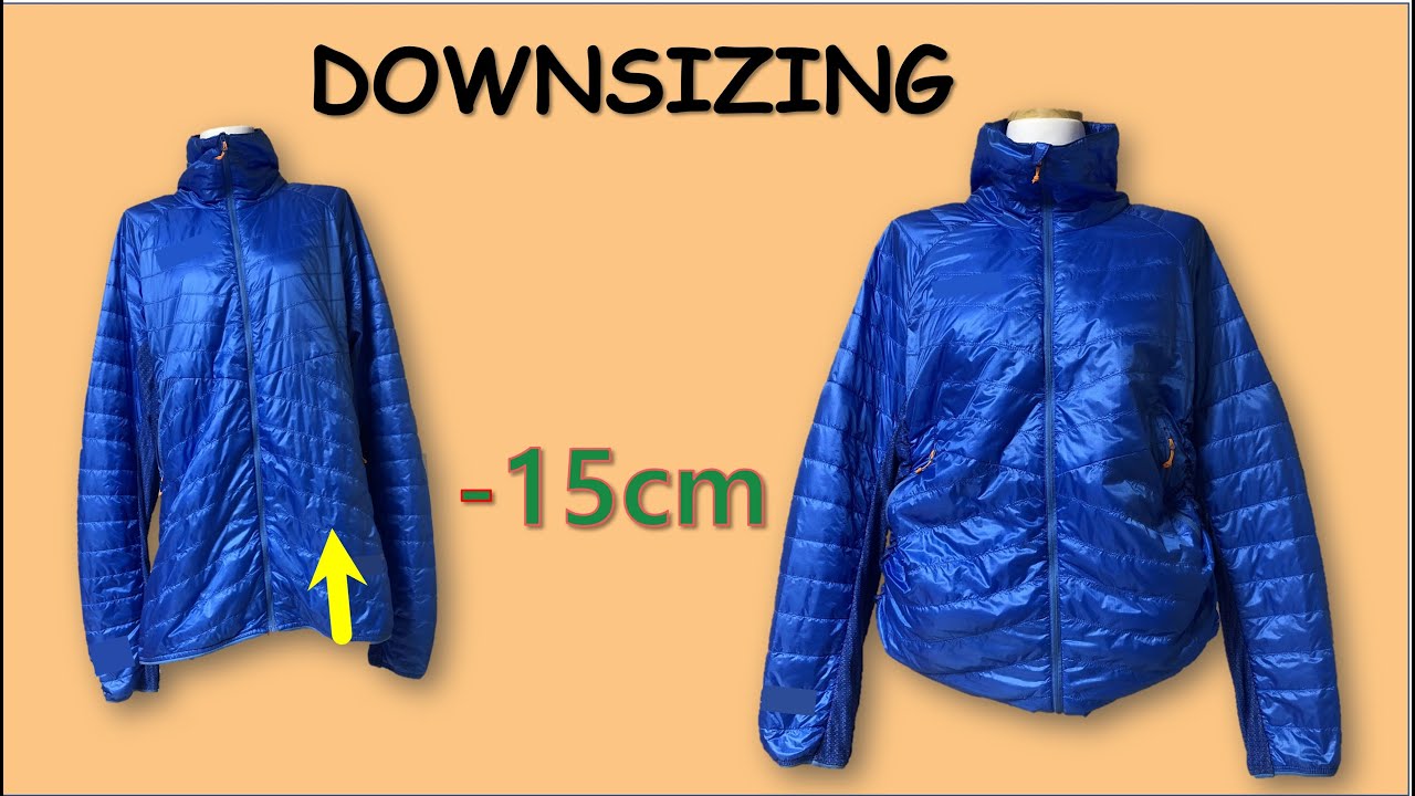DIY Tips to Make a Jacket SMALLER | How to Shorten Sleeves | Clothes ...