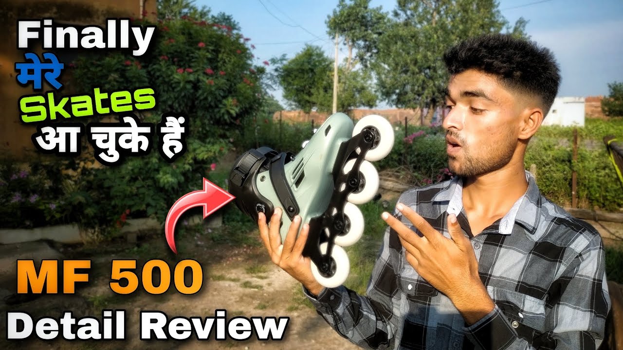 My New Inline skate // Oxelo MF 500 // Unboxing & Review - YouTube
