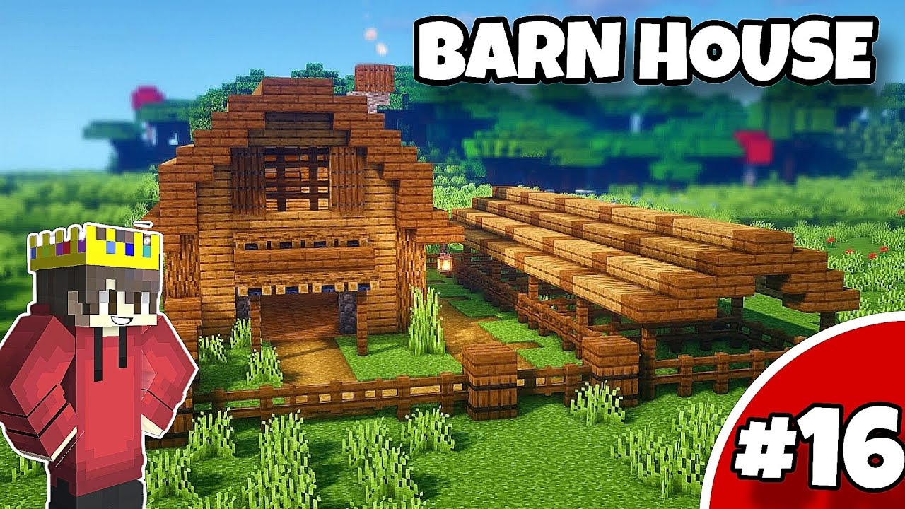 I BUILD A SWEET BARNHOUSE🤗😍in Minecraft" || minecraft survival || mcpe ...