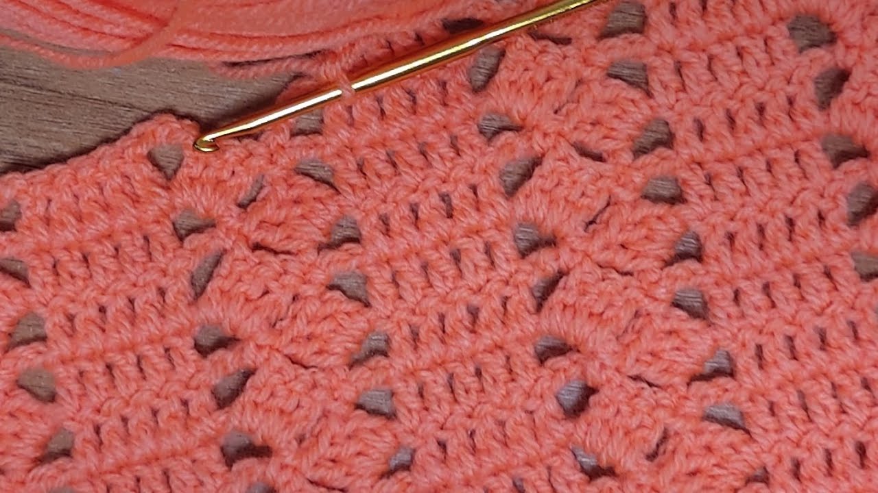 Interesting double sided crochet pattern, from one row/ AMAZING crochet ...