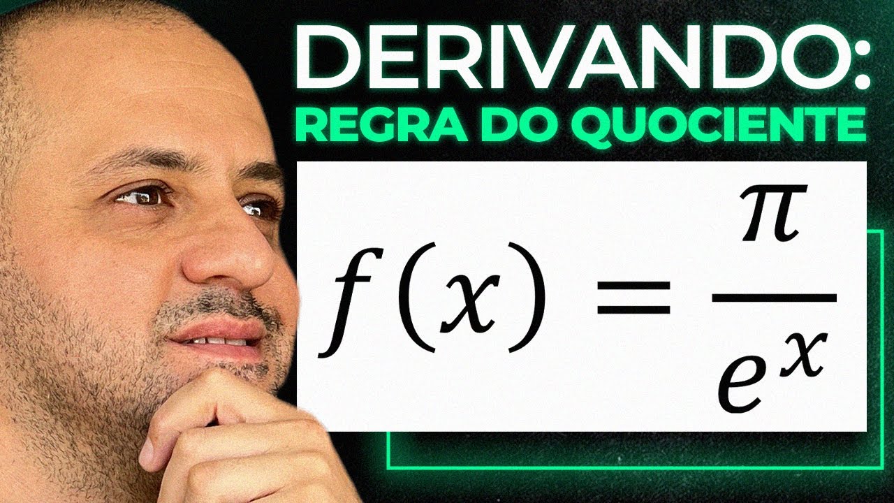 Derivando a função Derivando a função f(x)=π/e^x pela regra do ...