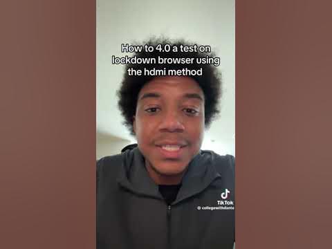 lockdown browser using the HDMI method. how to cheat Lockdown Browser ...
