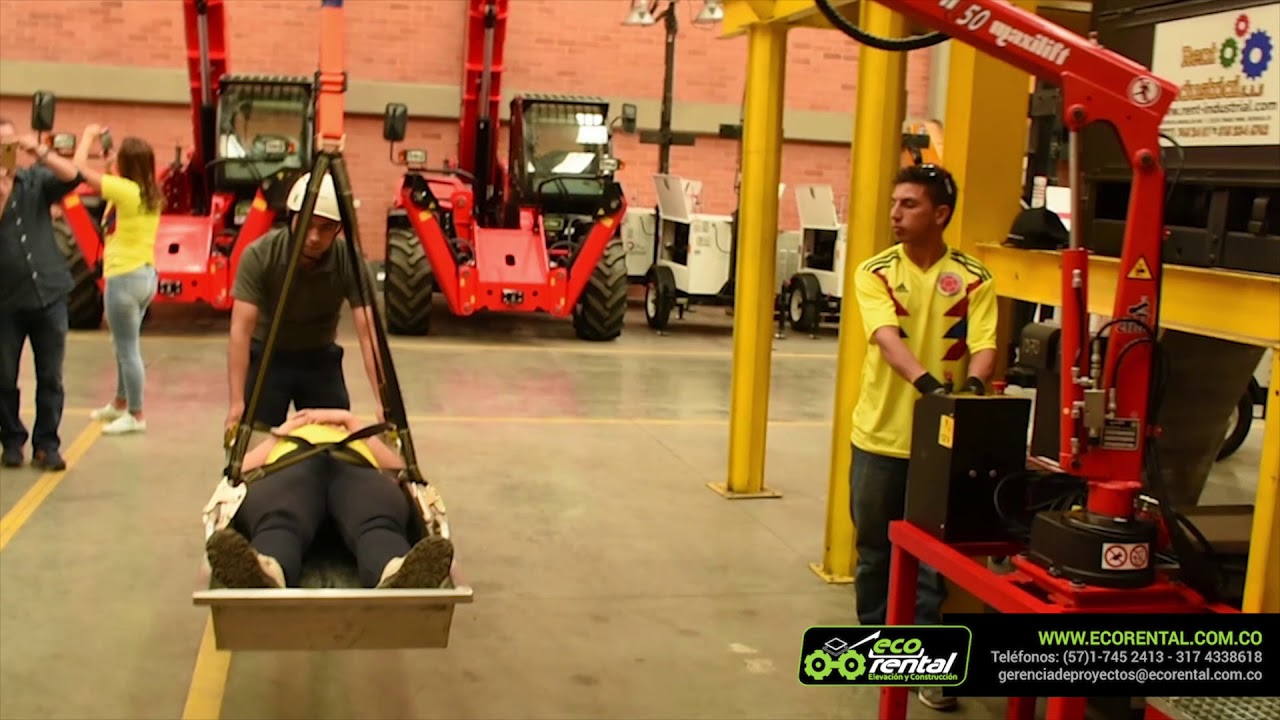 Mini Grúa Maxilift ANT 50 y 110 - Ecorental - YouTube