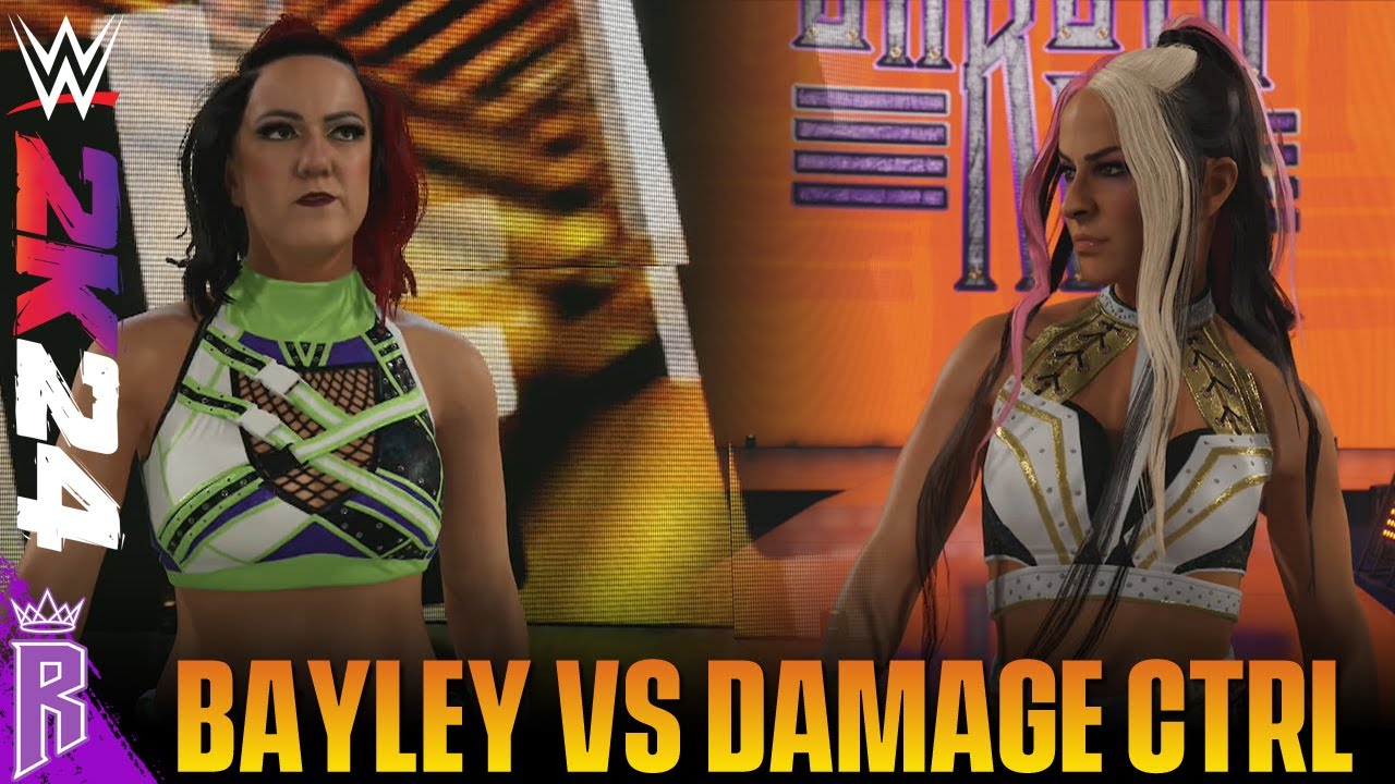 WWE 2K24: Bayley Vs Damage CTRL #WWE2K24 #WWE - YouTube