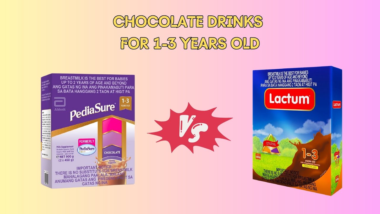 Pediasure vs. Lactum, (Chocolate Drinks For Kids) - YouTube
