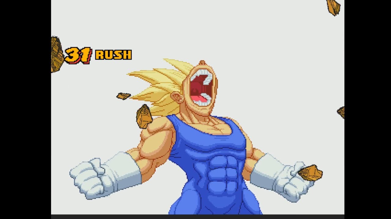 Hyper DBZ - Majin Vegeta Combos - YouTube