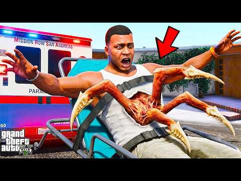 Something Is Inside Franklin's Body in GTA 5 | SHINCHAN and CHOP