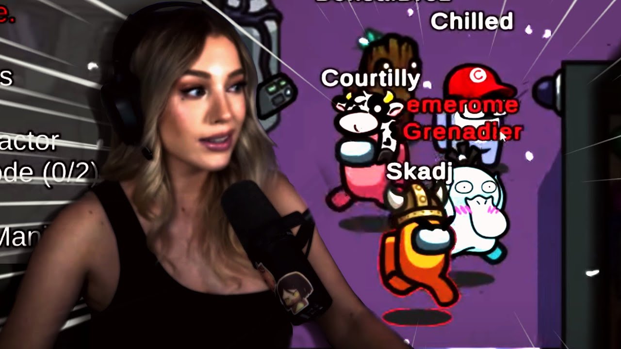 Emerome Flashes Her Friends In Among Us!!! - YouTube