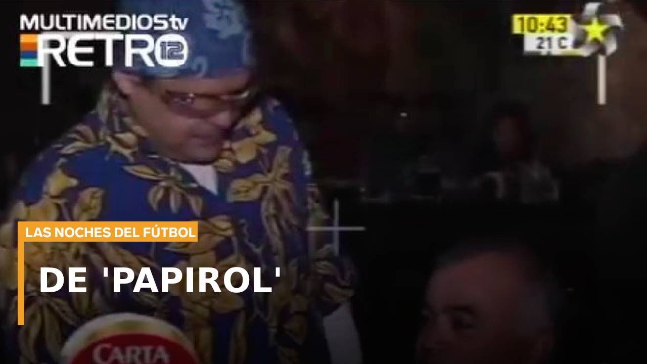 'El papirri' visita el volcán | Las Noches del Fútbol - YouTube