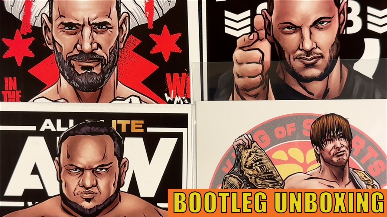 CM Punk Samoa Joe Devitt Ibushi Bootlegs Unboxing Solo play rpg ...