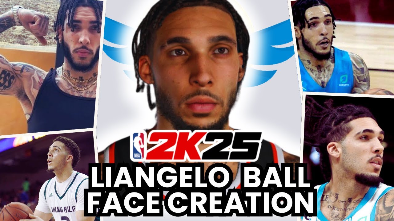 *NEW* LIANGELO BALL FACE CREATION NBA 2K25 - YouTube