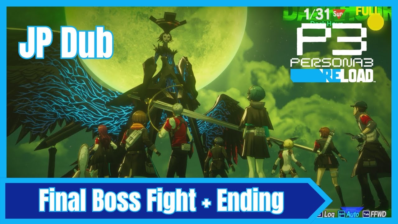 Persona 3 Reload Final Boss Fight + Ending [Japanese dub / English sub ...