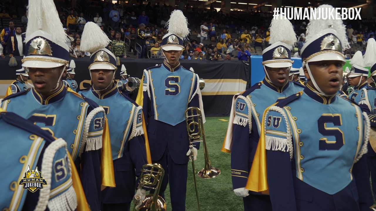 Southern University Human Jukebox Marching In Bayou Classic 2019 - YouTube