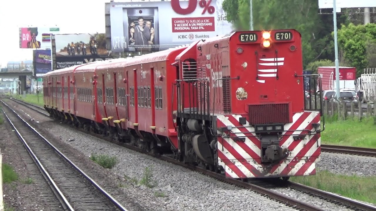 Ferrovías - GM G22CU E701 llegando a Ciudad Universitaria - YouTube