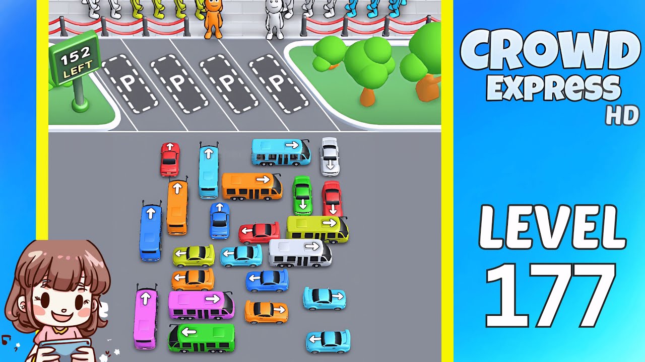 Crowd Express Level 177 Solution Walkthrough - YouTube