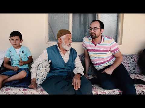 Andırın Yeniköy'de 91 yaşındaki İsmail dede şimdiki gençlere kök söktürüyor.