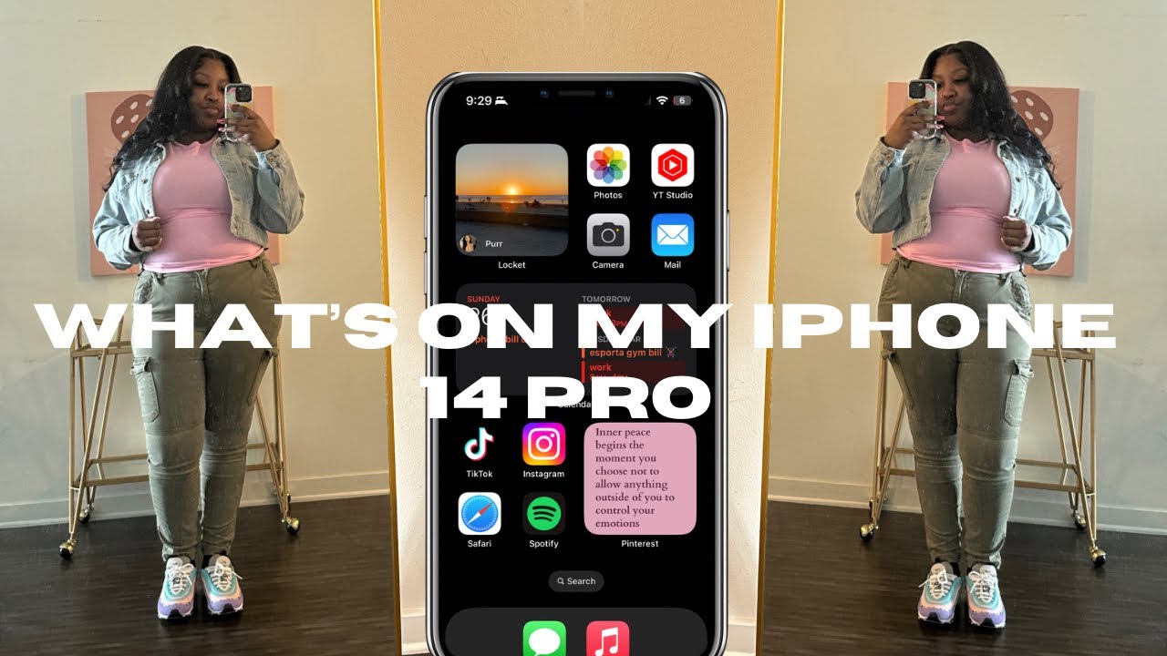 what’s on my iPhone 14 pro | iOS 16, how I organize my apps, widgets ...