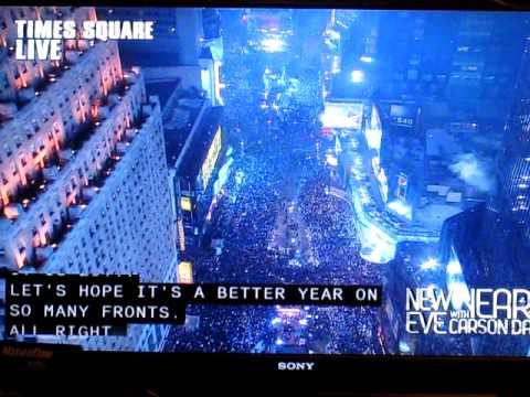 2011 Times Square Ball Drop (TV LIVE SHOW FROM NBC ) - YouTube