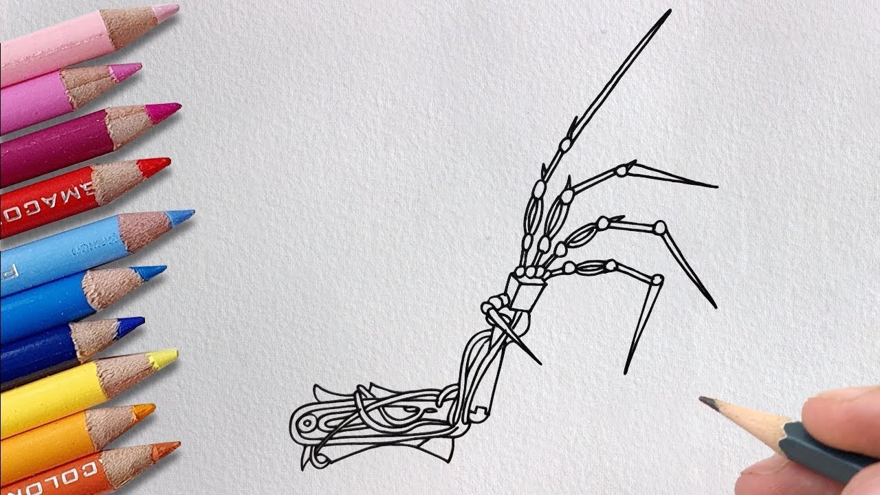 How to draw the prototype experiment 1006 from poppy playtime chapter ...