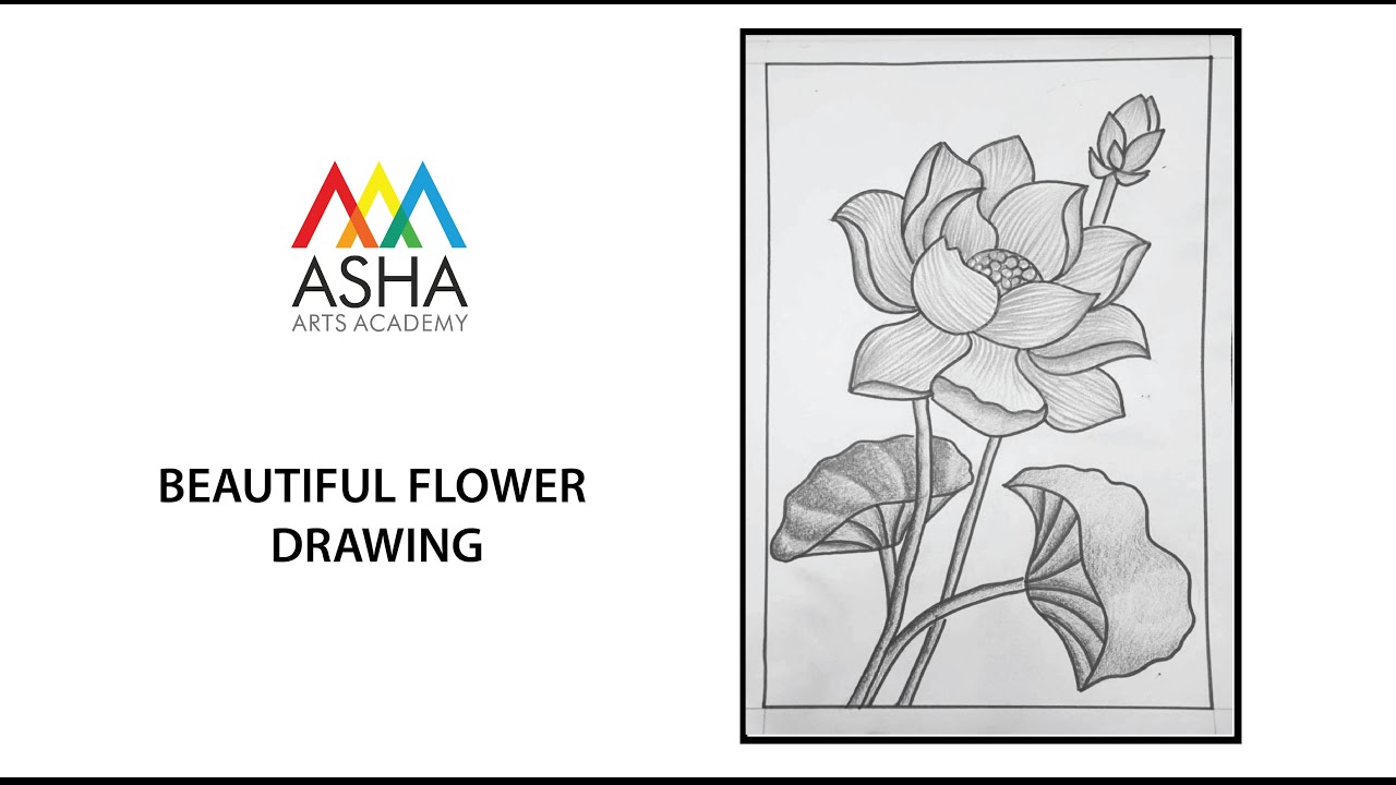 Free Session 7 Beautiful Flower @Asha Arts Academy #kidsart #drawing # ...