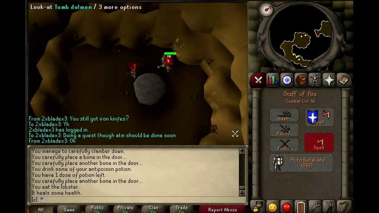 Runescape 2007: Shilo Village - How to safespot Bosses - YouTube