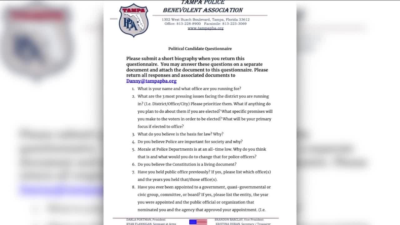 Police union survey asks about BLM, police brutality protests - YouTube