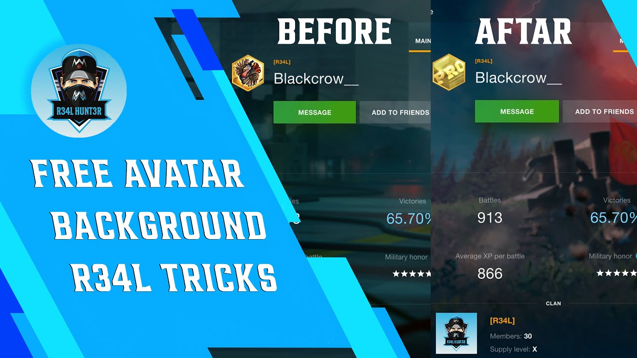 Wot blitz mods Free Avatar and Background - YouTube