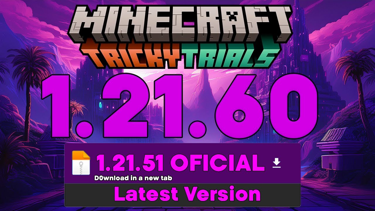 Minecraft 1.21.60.10 VERSIÓN OFICIAL | Minecraft 1.21.60 Última ...