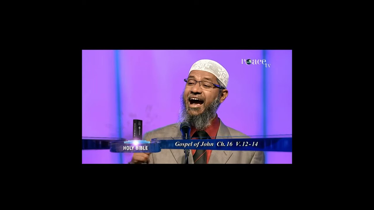 Bible Gospel Of John Chapter 16 Verse No 12 14 Dr Zakir Naik Shorts