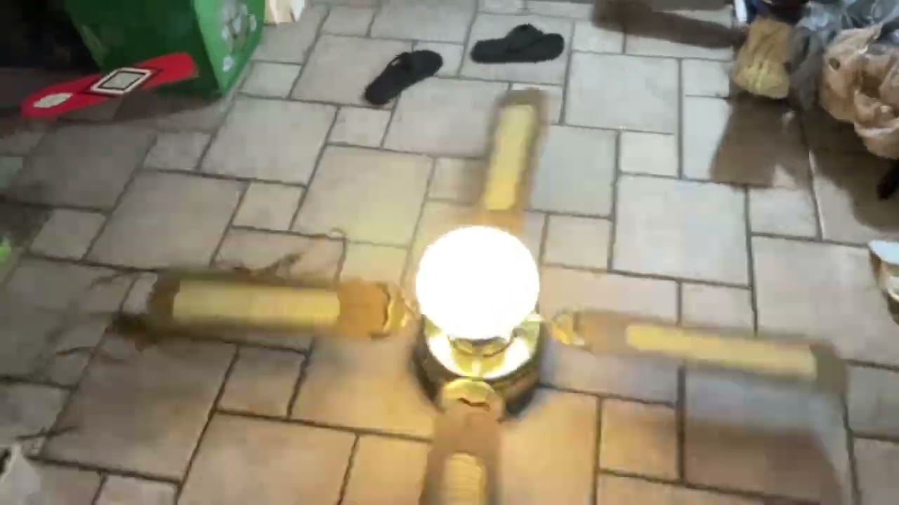 Hampton bay Genoa ceiling fan - YouTube