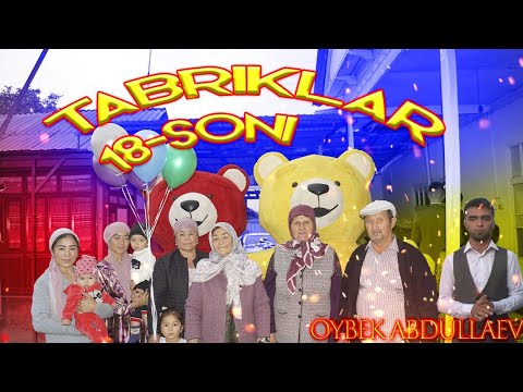 Tabriklar-18 soni Loyihamiz mehmoni Arap mahallasidan Ergashvoy ukamiz|Табриклар-18 сони