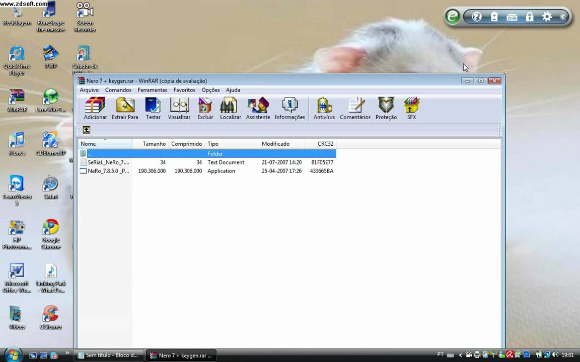 downlods nero 7 + keygen - YouTube