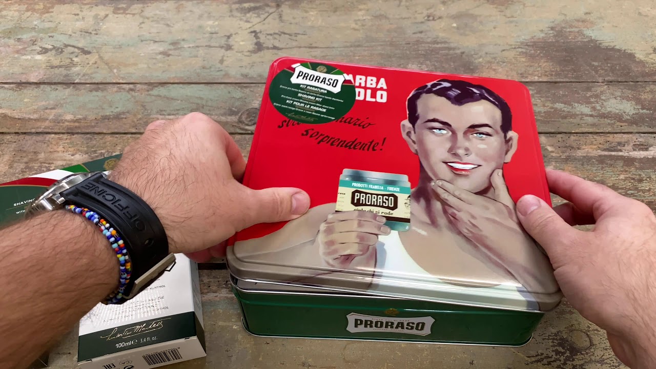 Unboxing the Proraso Gift Set, Vintage Selection Gino, Refresh (400366 ...
