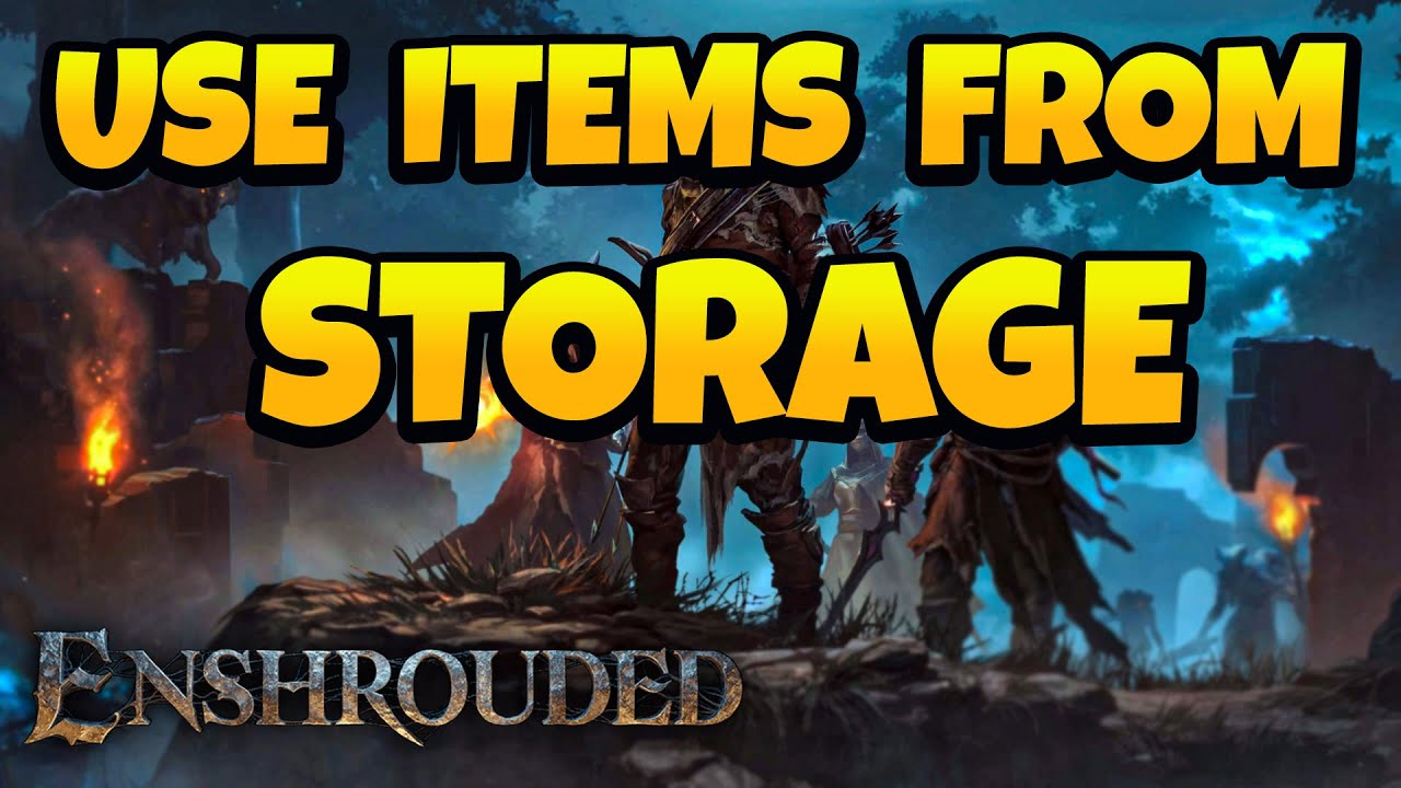 How to Craft Items and Use it From Storage in Enshrouded - YouTube