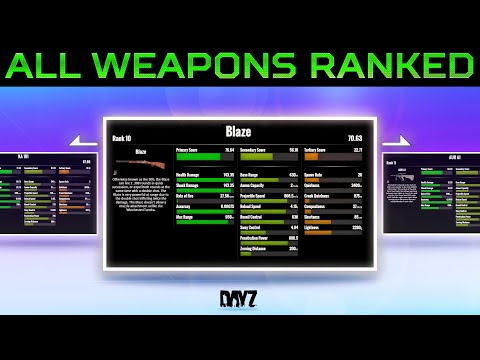 ALL Weapons Ranked From Worst to Best in DayZ - YouTube