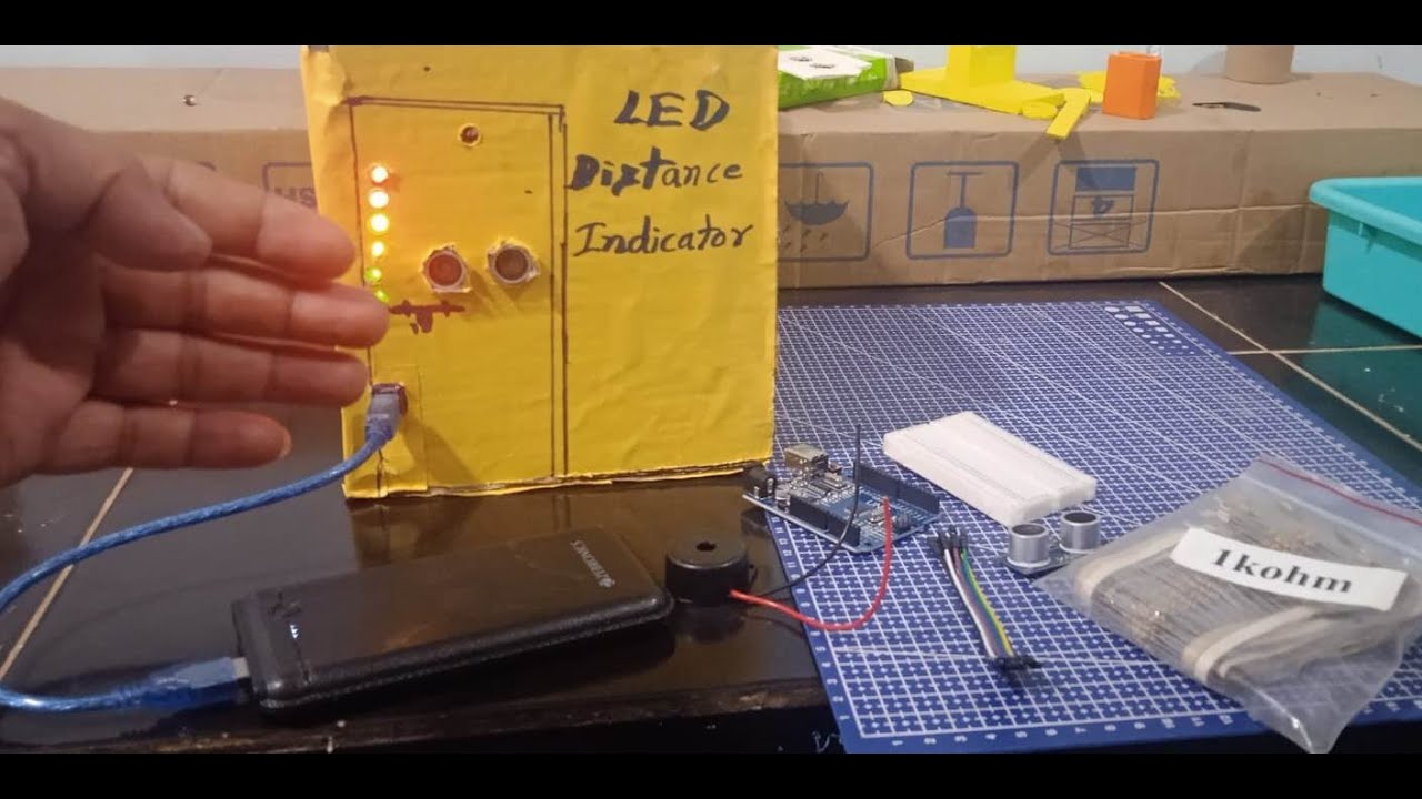 MDRS CHURCHIGUNDI Students LED distance indicator project(ATL) - YouTube