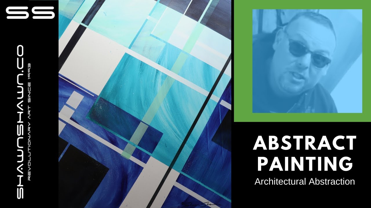 How to paint Geometric Art in Acrylic (tutorial) - YouTube