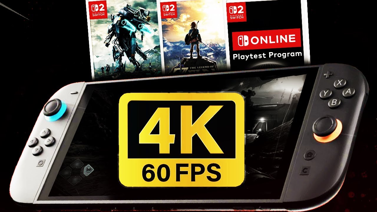Nintendo Switch 2 mit 4K & 60FPS MODUS für Switch 1 Ports CONFIRMED ...