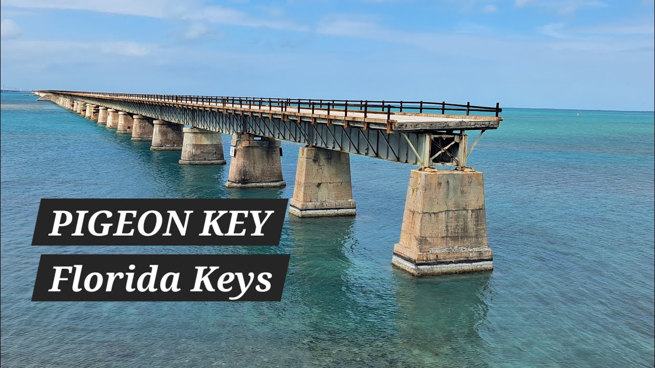 Pigeon Key, MARATHON, Florida Keys, Old Seven Miles Bridge - YouTube