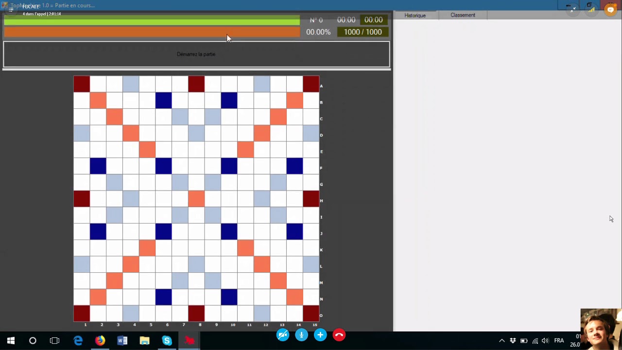 Topping scrabble - 17 parties consécutives - YouTube