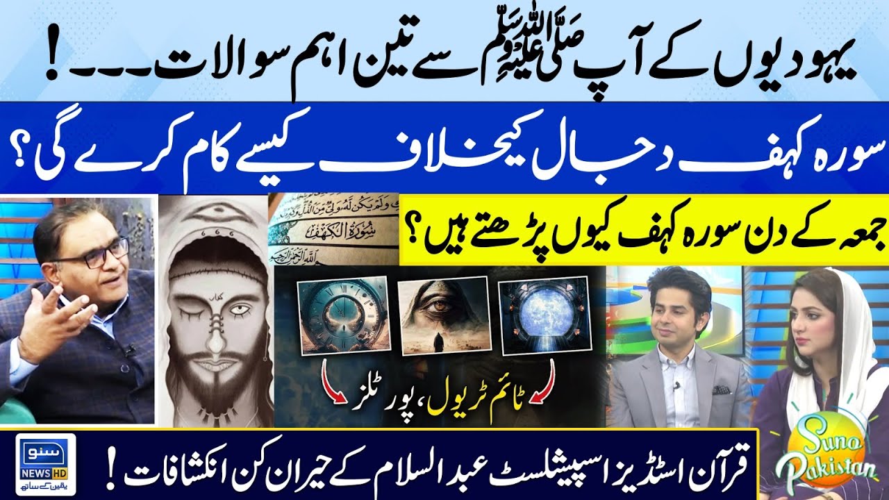Jews 3 Main Questions From Holy Prophetﷺْ ? | Surah Kahf Works Against ...