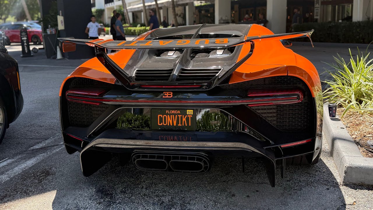CONVIKT plates on Wes Watson’s 6 Million dollar Bugatt chopping it up ...