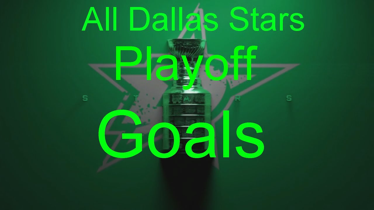 All Dallas Stars 2023 Playoff Goal's - YouTube