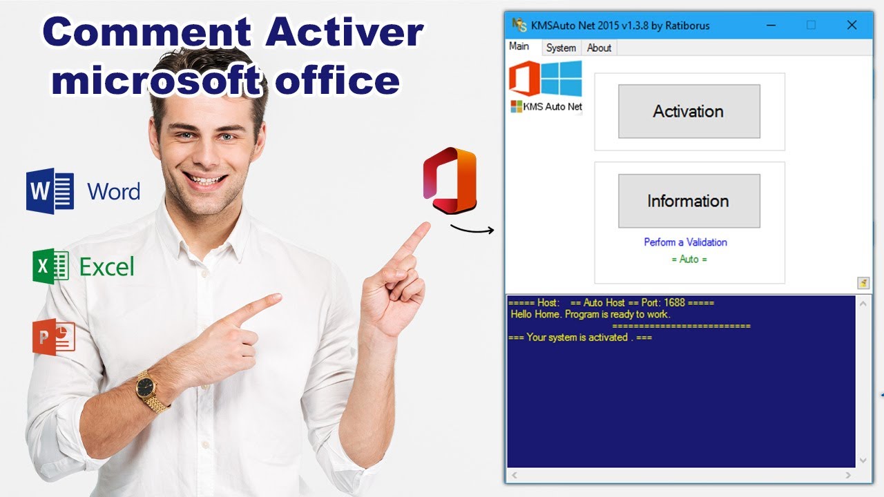 Activer microsoft office avec CRACK OFFICE - YouTube