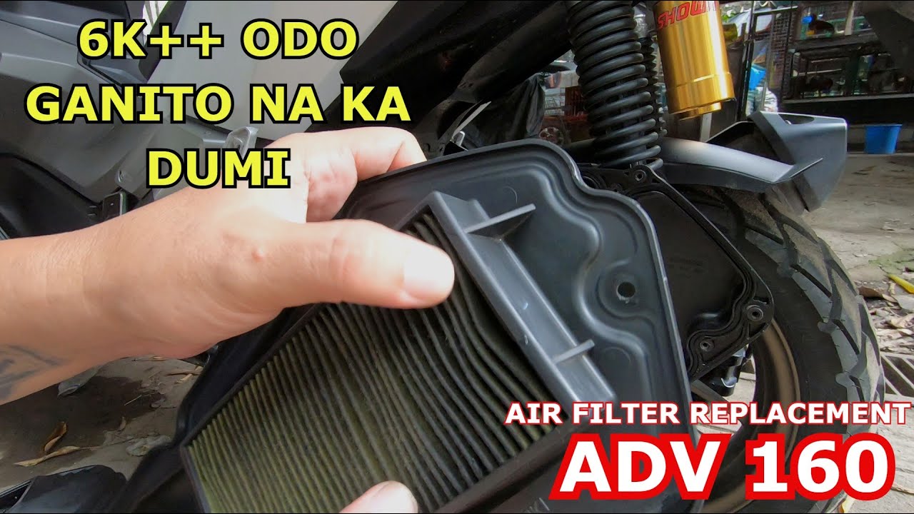ADV 160 AIR FILTER REPLACEMENT - YouTube