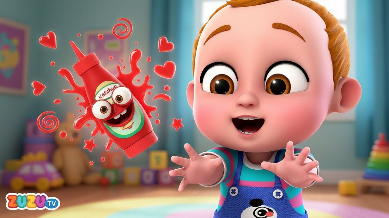 Baby Taku & the Silly Ketchup Bottle Zuzu TV Style - YouTube