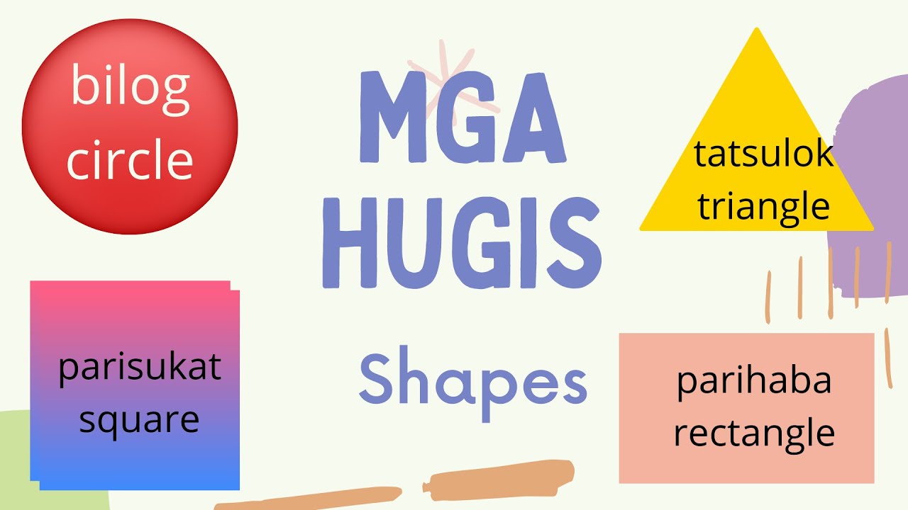 Mga Hugis I Kindergarten Week 3 I MELC based - YouTube