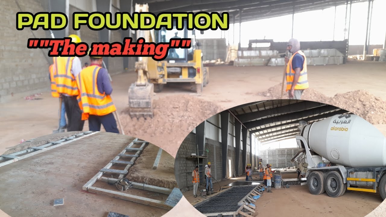 how to make a good preparation for pad foundation - YouTube