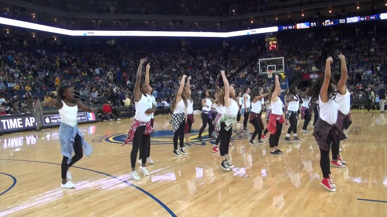 Warriors Halftime Dublin High School and Fallon Middle School Cheer ...