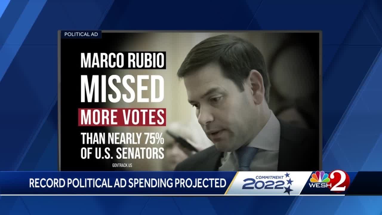 Political ad spending is set to crush records in the 2022 midterms ...